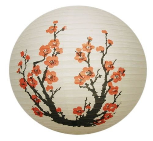 Round Paper Lantern Floral Design LAN013 - Walmart.com