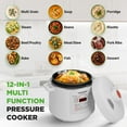 NutriChef 6-Quart Electric Pressure Cooker, 9-Function Digital ...