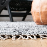 SAFAVIEH Rag Dania Striped Cotton Area Rug, Grey, 2'6" x 4' - Walmart.com