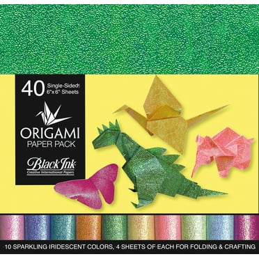 Origami Paper Pack-Metallic Mulberry 24 Sheets - Walmart.com