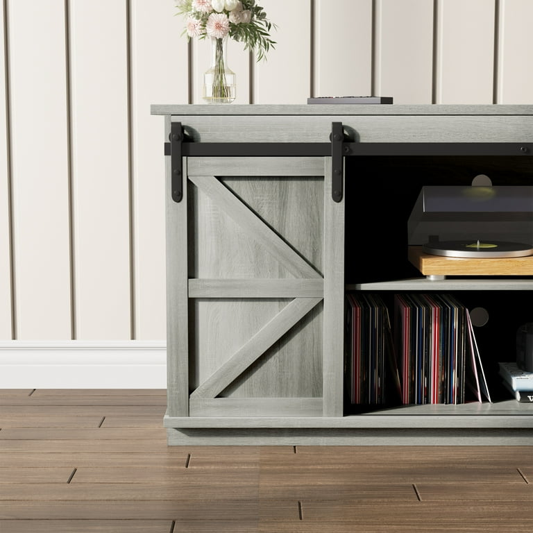 Furmax Modern Farmhouse Barn Door TV Stand For TVs Up To, 45% OFF