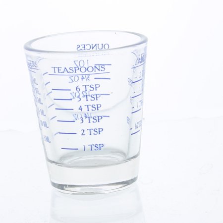 Multi-Purpose Measuring Shot Glass Jigger Shot Bar Tool Oz Tsp Tbsp Ml ...