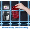 MISSLO Classroom Cell Phone Holder, 30 Clear Pockets, Wall Hanging ...