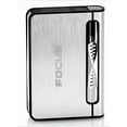 Focus Cigarette Case Dispenser with Butane Jet Torch Lighter (Holds 10 ...