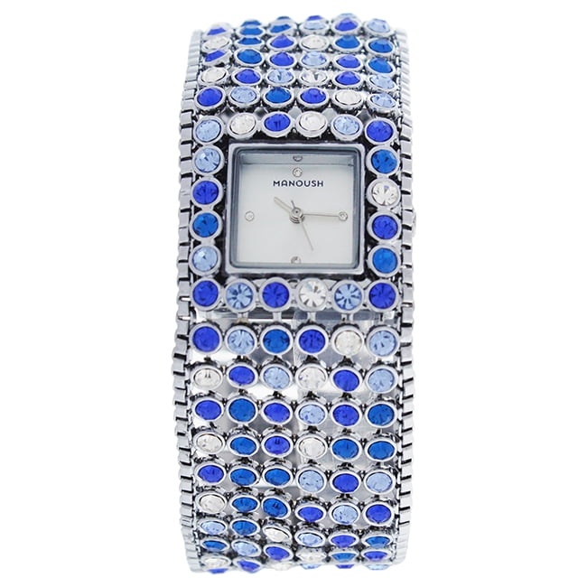 Manoush - MSHMAB Marilyn - Silver/Blue Stainless Steel Bracelet Watch ...