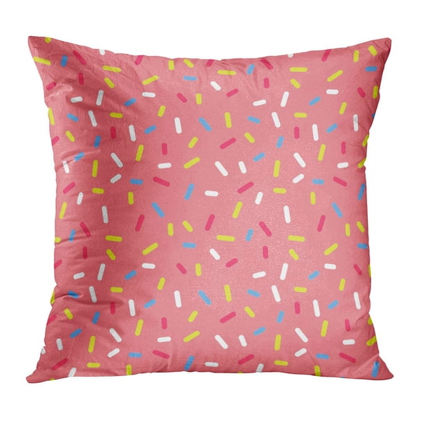BOSDECO Pink Confectionary Cake Glaze Colorful Dotted Donut Sugar ...