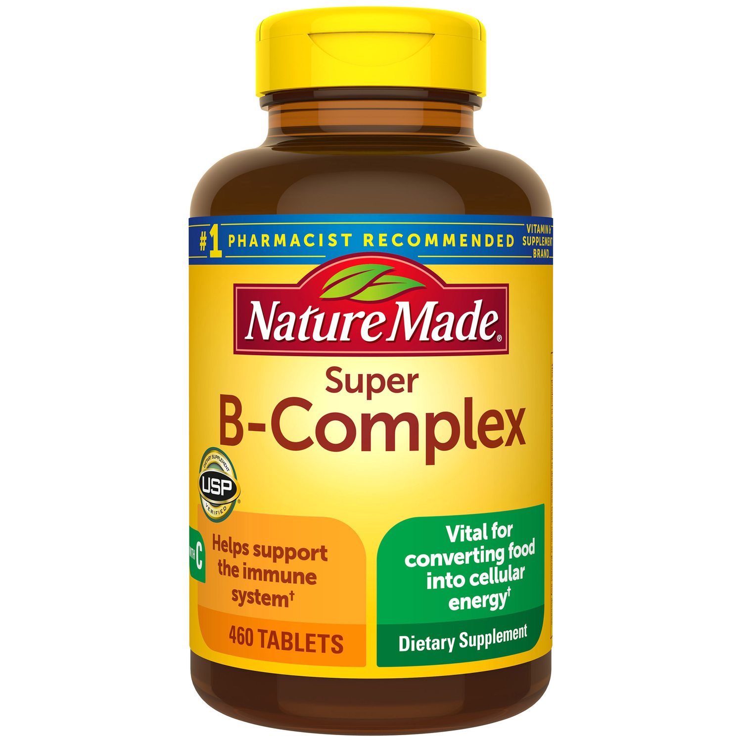Nature Made Super B-Complex, 460 Tablets - Walmart.com