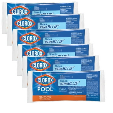 Clorox Pool&Spa Shock Xtra Blue, 1 lb - Swimming Pool Chemicals ...