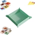 2-In-1 Foldable Silicone Mat & Serving Tray, 8.3X8.3 Inches ...