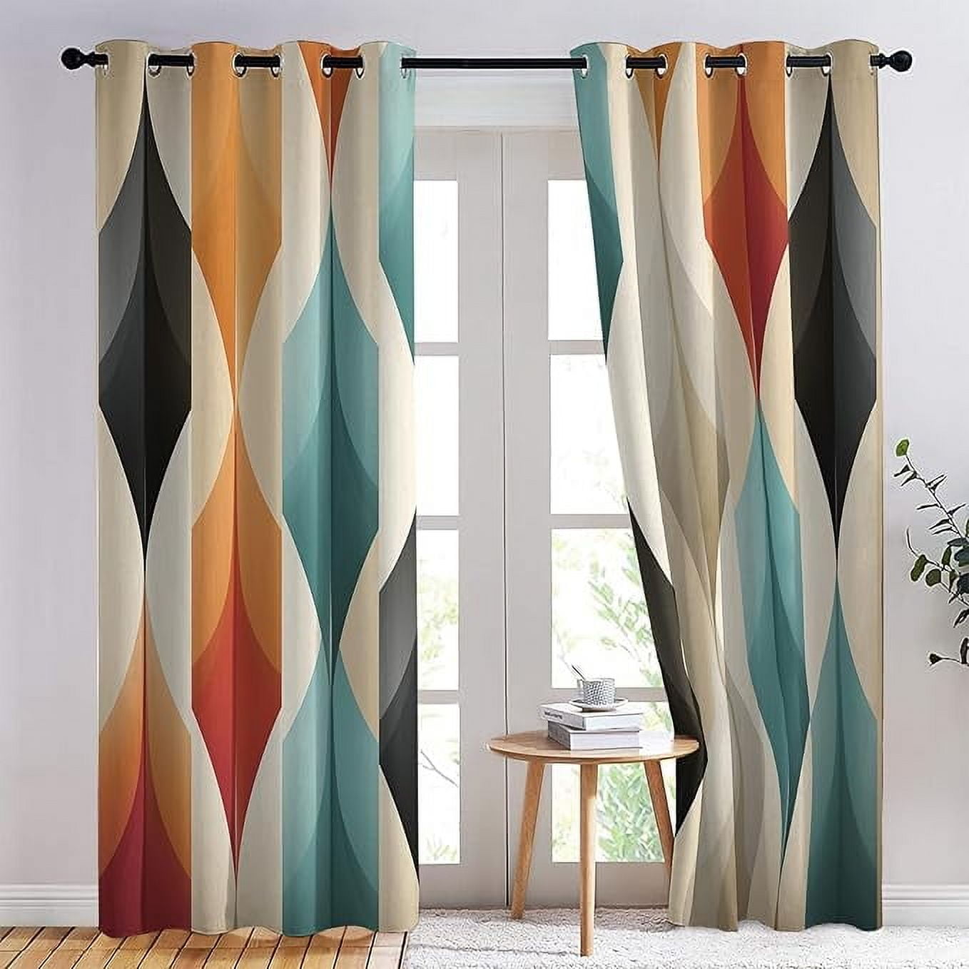 Click here for Wychc Mid Century Curtains For Living Room  Modern... prices