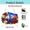 20cm Statue Acrylic Suncatcher Hanging Decor, Light Refraction Stained ...