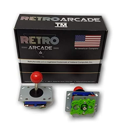 RetroArcade.us ra-Joystick-js3 Arcade Joystick red Ball Design ...