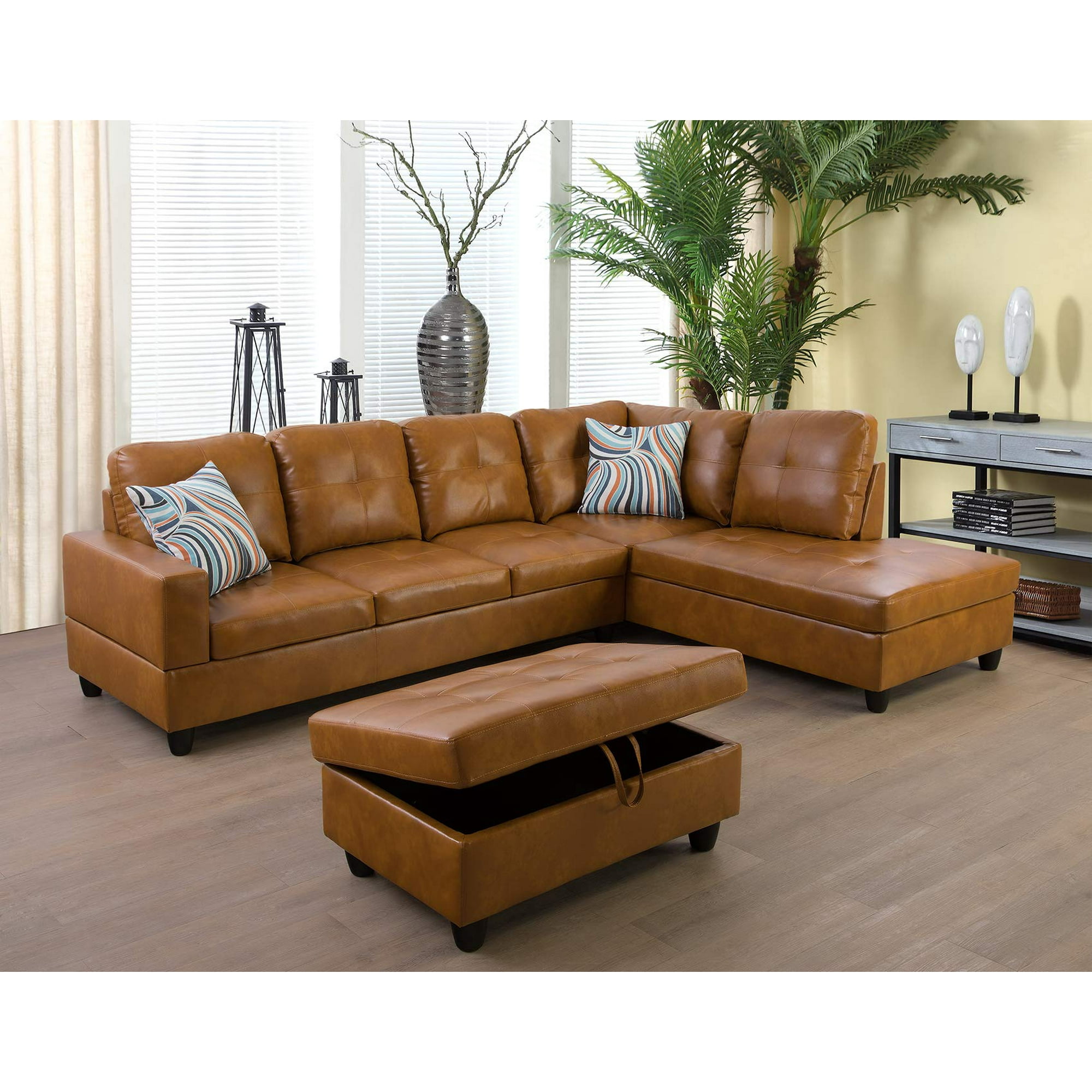 Caramel Sofa Set | Baci Living Room