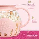 Paris Hilton Glass Popcorn Maker, Healthy Snack, Dishwasher Safe, 3.3 ...