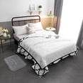 Art Frame Quilted Comforters Cooling Blanket Oversized Queen Size ...