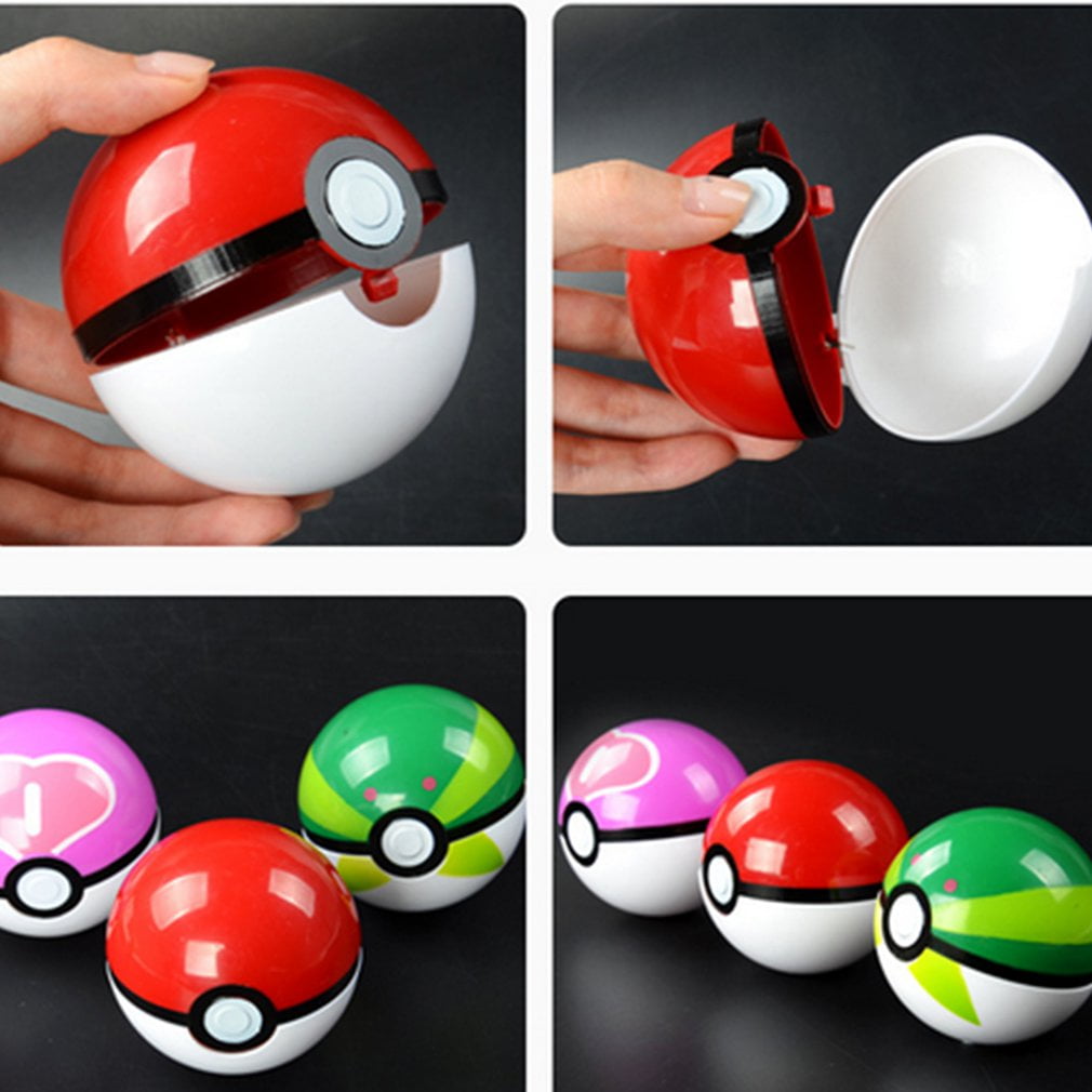 Pokemon Throw Pop PokeBall Cosplay Pop-up Elf Go Fighting Poke Ball Toy ...