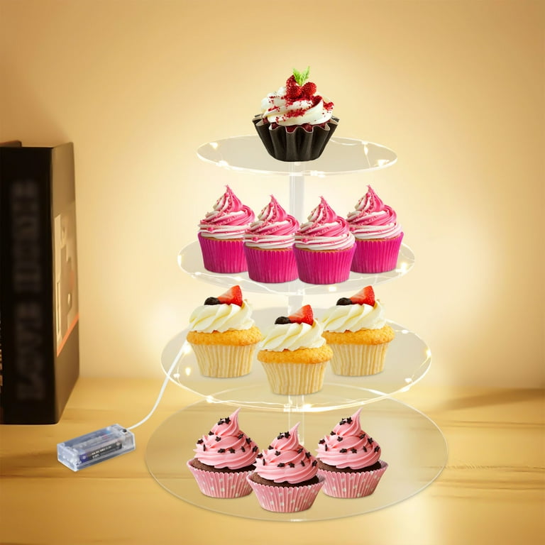 Wedding Cupcake Stands Clear
