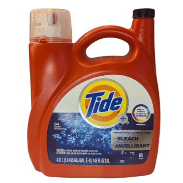 Tide Plus Bleach Alternative HE Turbo Clean Liquid Laundry Detergent ...