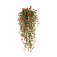 SHNETY 1/2Pcs Hanging Artificial Flower Vine UV Resistant Faux Drooping ...