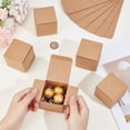 Folding Square Kraft Paper Mailer Boxes Tan 6x6x6cm - Walmart.com
