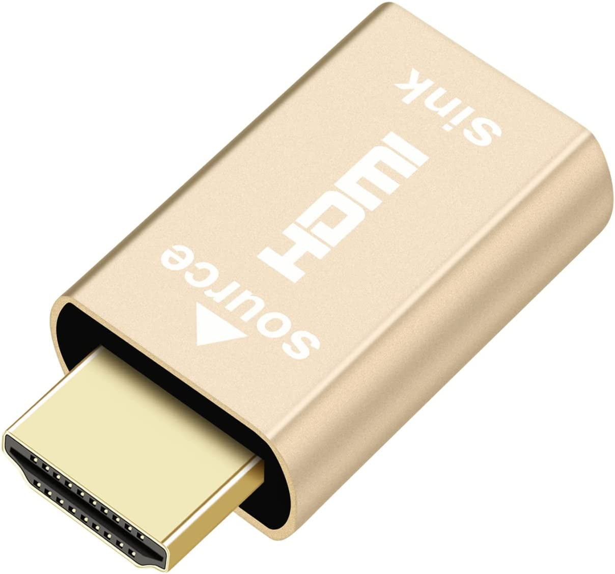 4K HDMI EDID Emulator Passthrough Adapter Male to Female Coupler HDMI ...