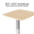 Union & Scale Essentials Pneumatic Workstation - 24"W Adjustable Sit ...