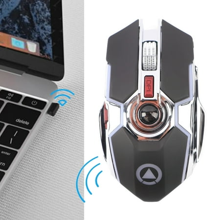 RGB Gaming Mouse,Wireless Mouse USB Receiver Wireless Mouse Gaming ...