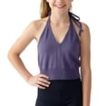 Cathalem Girls Halter Crop Top V-Neck Back Tank Tops Kids Backless ...