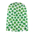 Domuza St Patricks Day Cardigan for Women Lucky Shamrock Clover Long ...