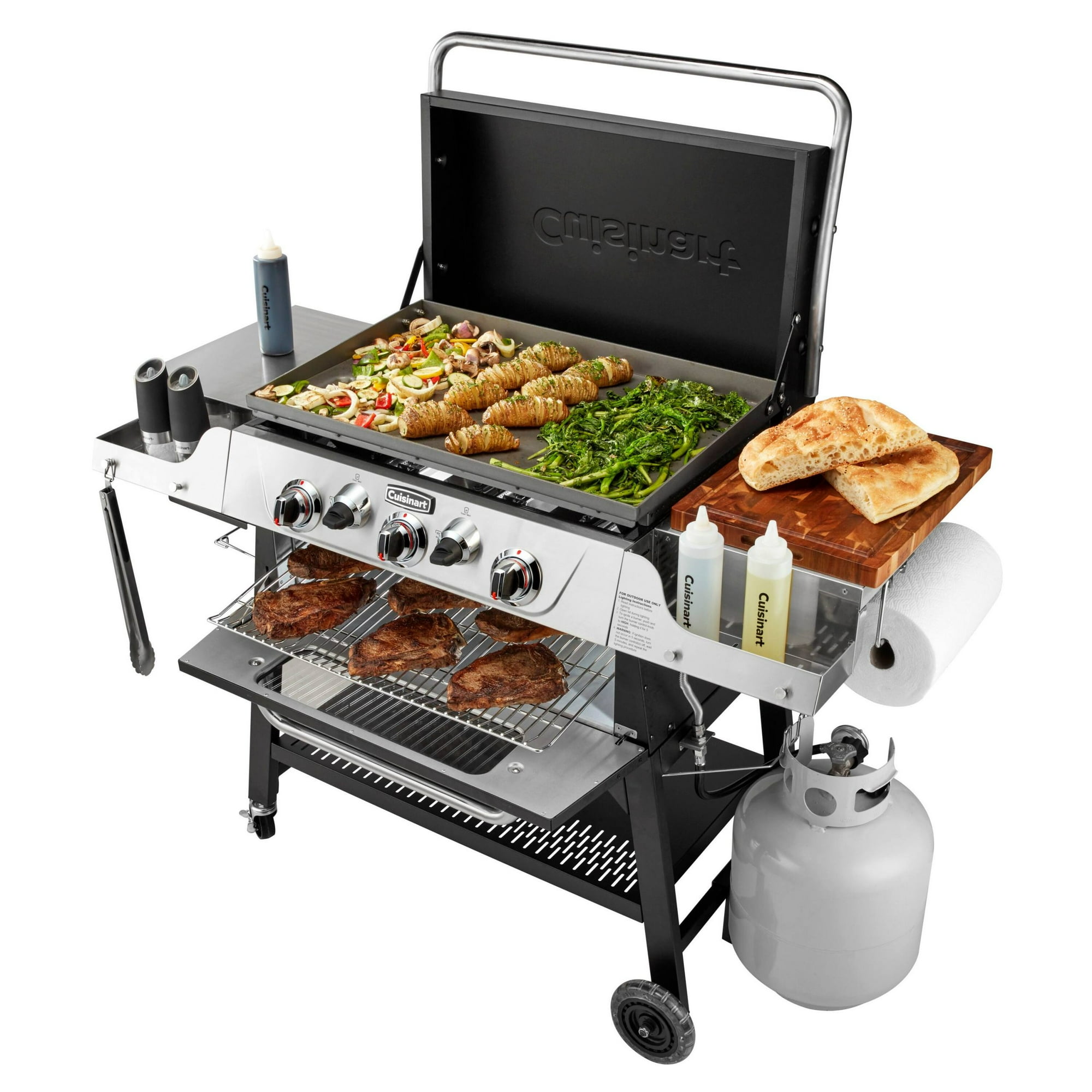 Click here for Cuisinart 28 Outdoor Griddler - 2-In-1 Griddle & B... prices