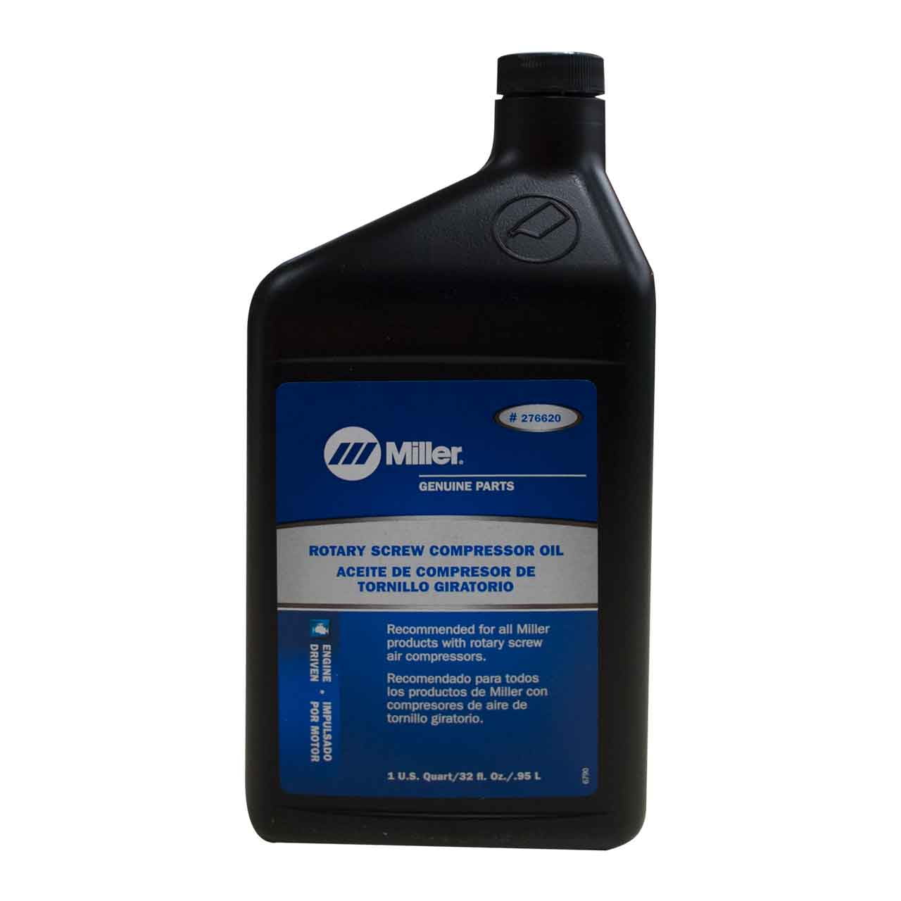 Miller 276620 Oil, Air Compressor Rotory Screw, Synthetic, 12 pack ...