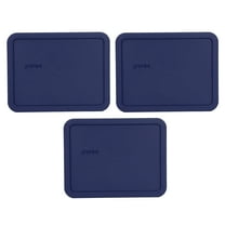 Pyrex 7211-PC Plastic Blue Rectangle Food Storage Replacement Lid Cover ...