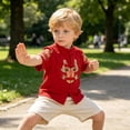 YDFCWXW Boys Traditional Chinese Tang Suit Dragon Embroidery Outfit ...