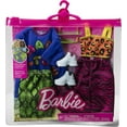 Barbie Clothes, Vibrant Fashion and Accessory 2-Pack for Barbie Dolls ...