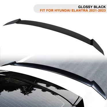 For 2021-2022 Hyundai Elantra Unpainted Black Front Bumper Body Kit ...