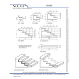 NuCast Solid Concrete Step Risers, Make a 2-step unit for your home, 2 ...