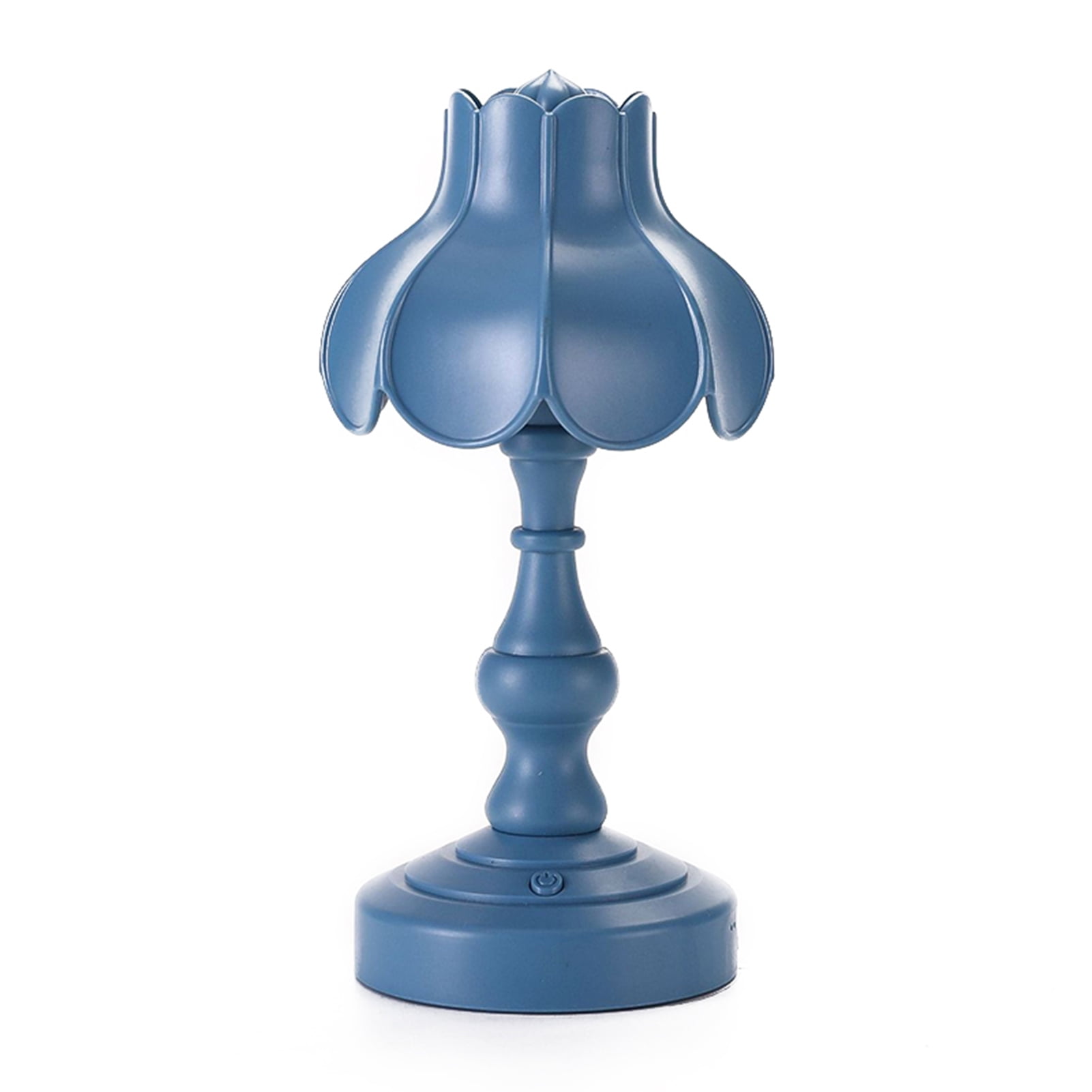 Small Table Reading Light Vintage Accent Flower Shaped Rechargeable Led ...