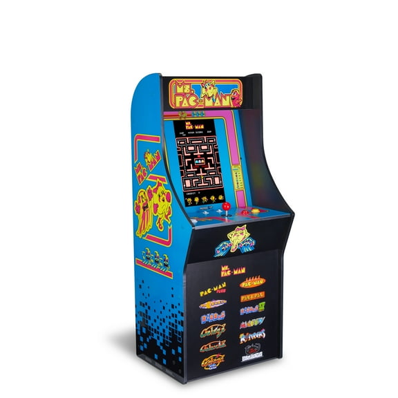 Arcade1Up PAC-MAN Retro Edition Video Game, 5ft Stand-Up Cabinet, 14 ...