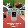 Ball Pump for Balls, Portable Basketball Pump Inflation, with Digital ...
