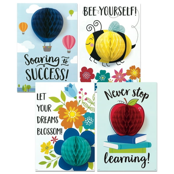 Creative Teaching Press Financial Literacy Inspire U 4-Poster Pack ...