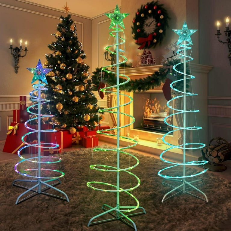 Led Spiral Christmas Tree Outdoors