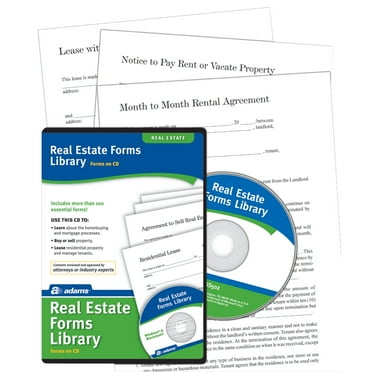 Adams 8.5 x 11 Inch Contract Form, White with Attorney-Approved Content ...