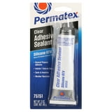 Permatex 75151 Clear Rtv Silicone Adhesive Sealant, 3 oz - Walmart.com