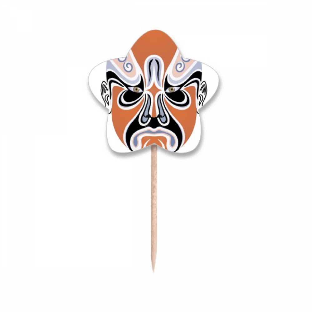 Opera de Beijing Peking opera facial Selección de pastelitos Star lable ...