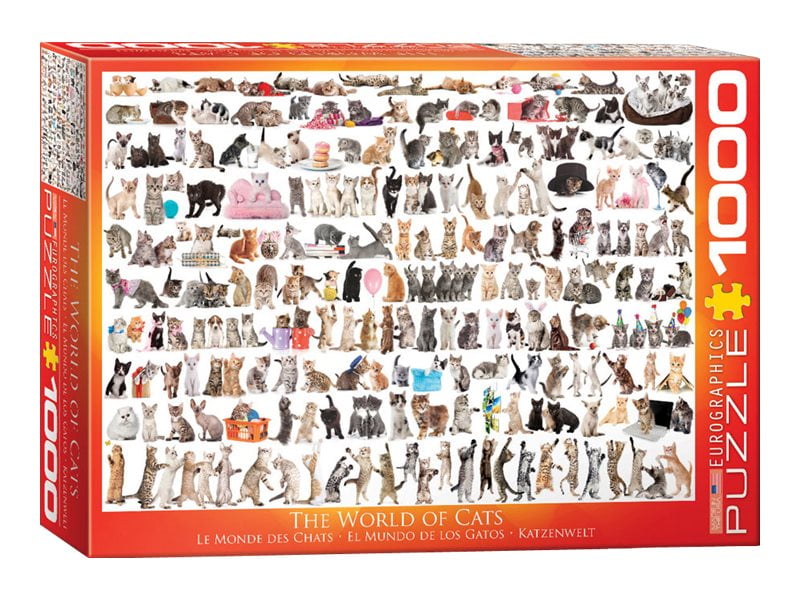 Eurographicspuzzles - Cats - Jigsaw Puzzle - 1000 Pieces - Walmart.com