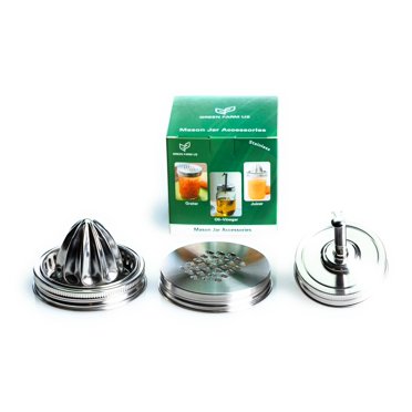 Creative Co-Op Manual Hand Juice Mixer with Measuring Cup, Clear ...