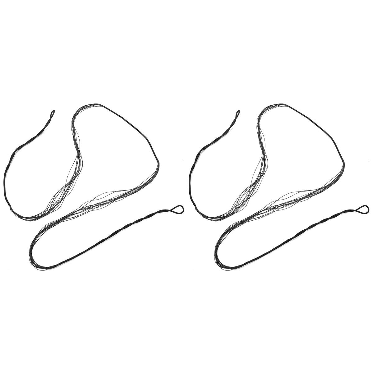 2pcs 57inch Archery 12 Strand Bow String Bowstring for Recurve Long Bow ...