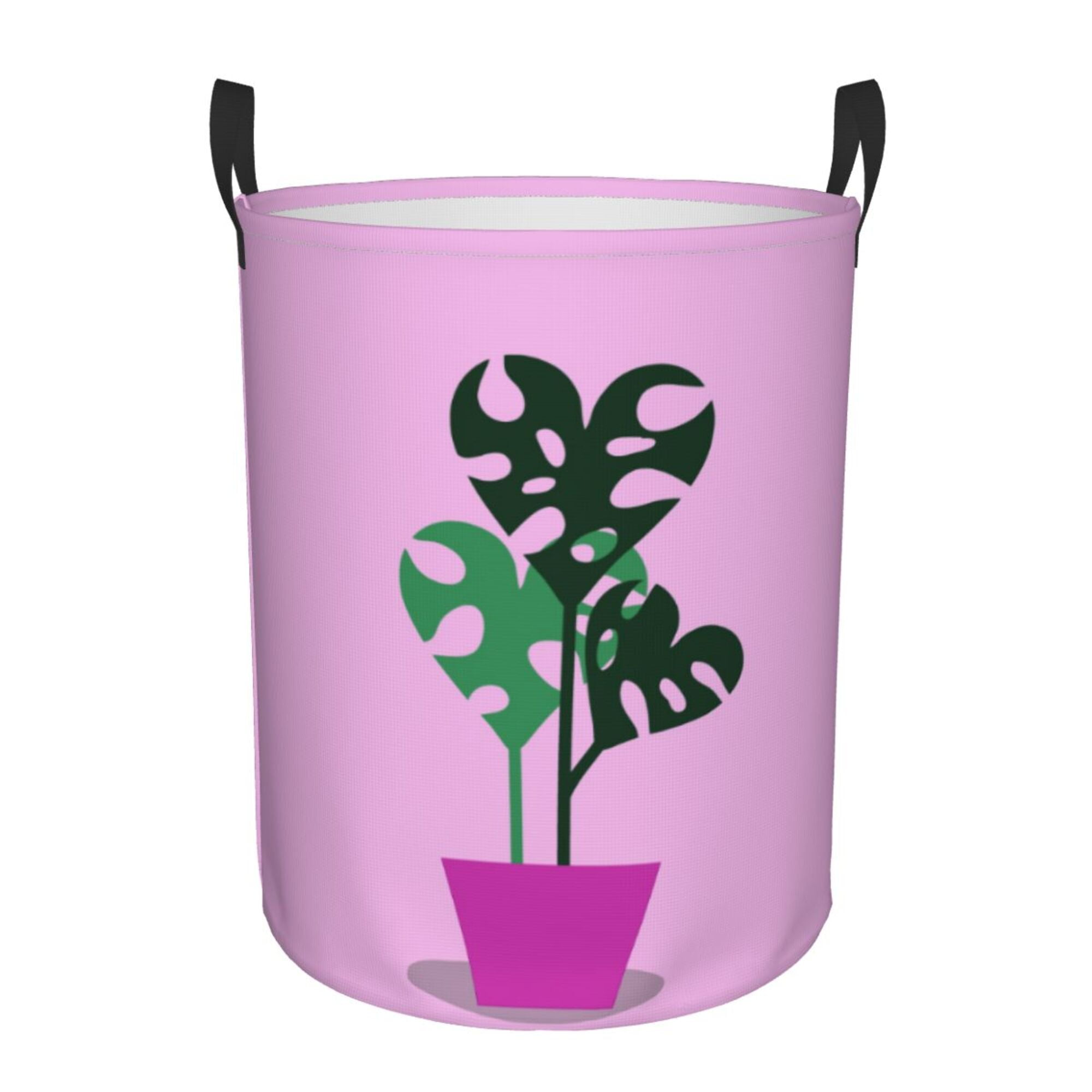 LNWH Laundry Basket, Boho Love Heart Leaves Pattern Foldable Laundry ...