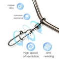 10Pcs Anti Entanglement Tube 7/9/12cm Balance Connector Sea Fishing ...