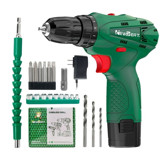 Cordless Drill Set, 21V Power Drill for Women with 2.0Ah , 3/8"Keyless ...